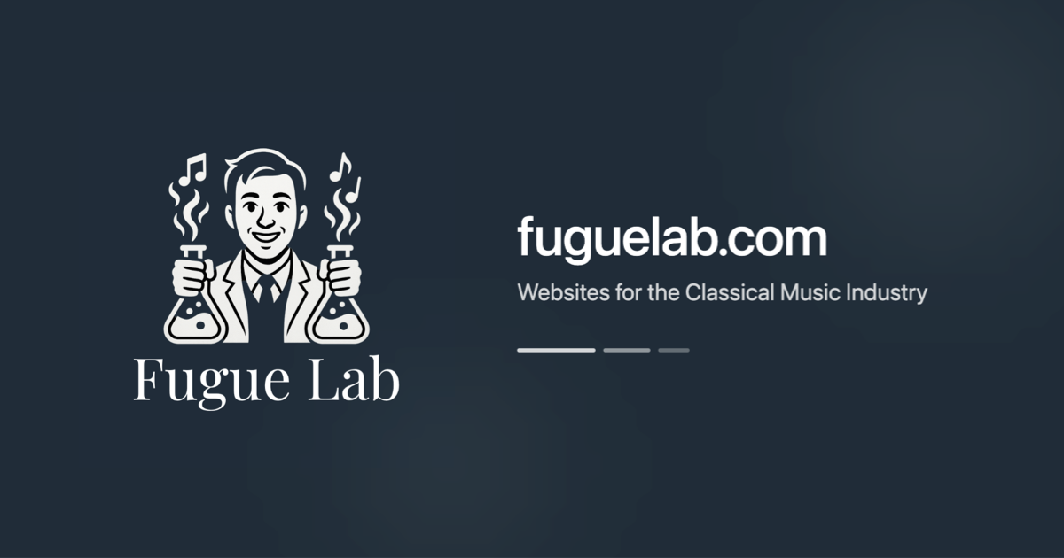 Fugue Lab – Digital Strategy for Classical Music Organizations